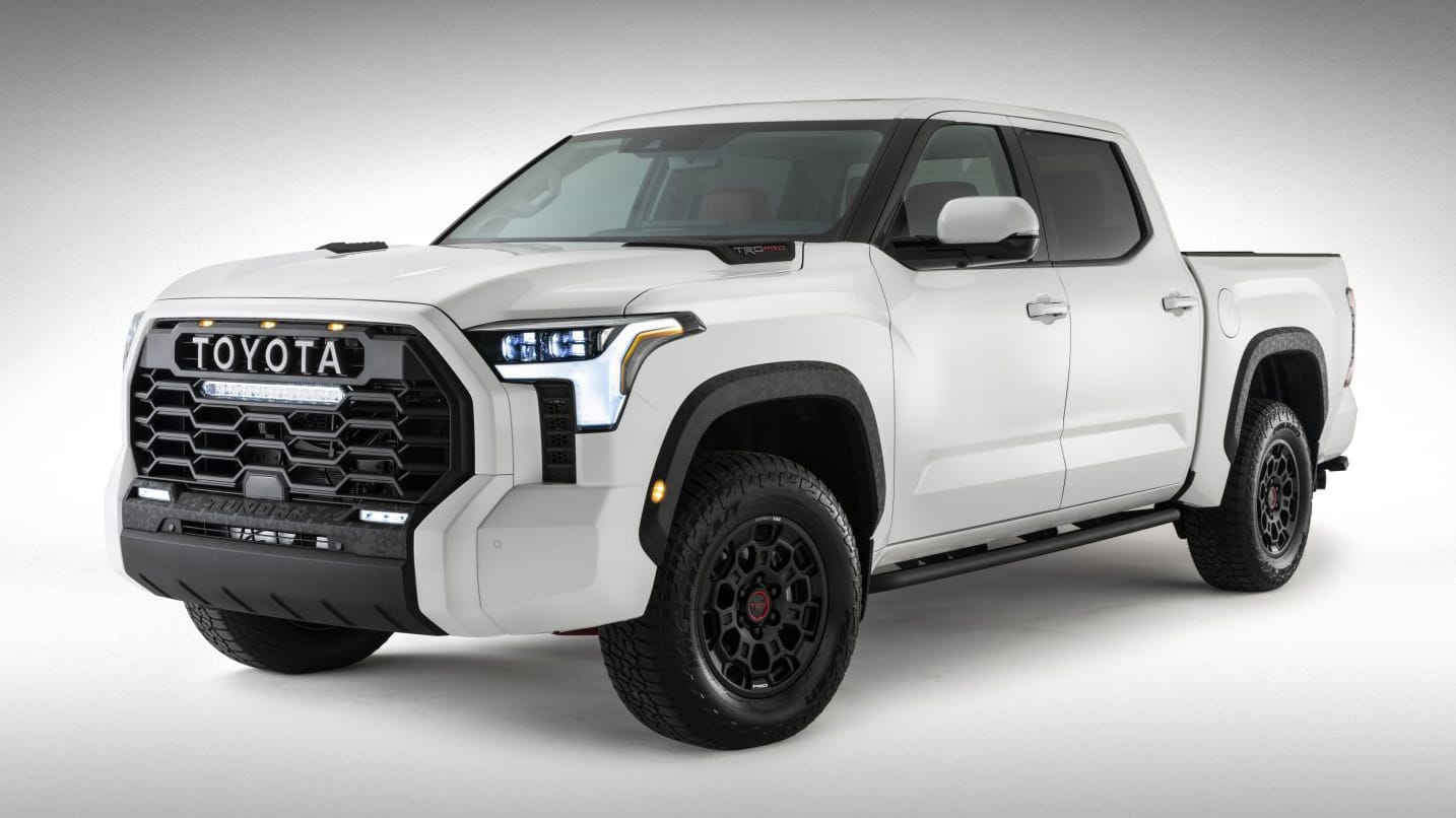 This is the new Toyota Tundra TRD Pro, and yes, it has a GRILLE | Top Gear