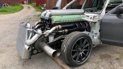 The 2,500bhp twin-turbo tank-engined Crown Vic lives! | Top Gear