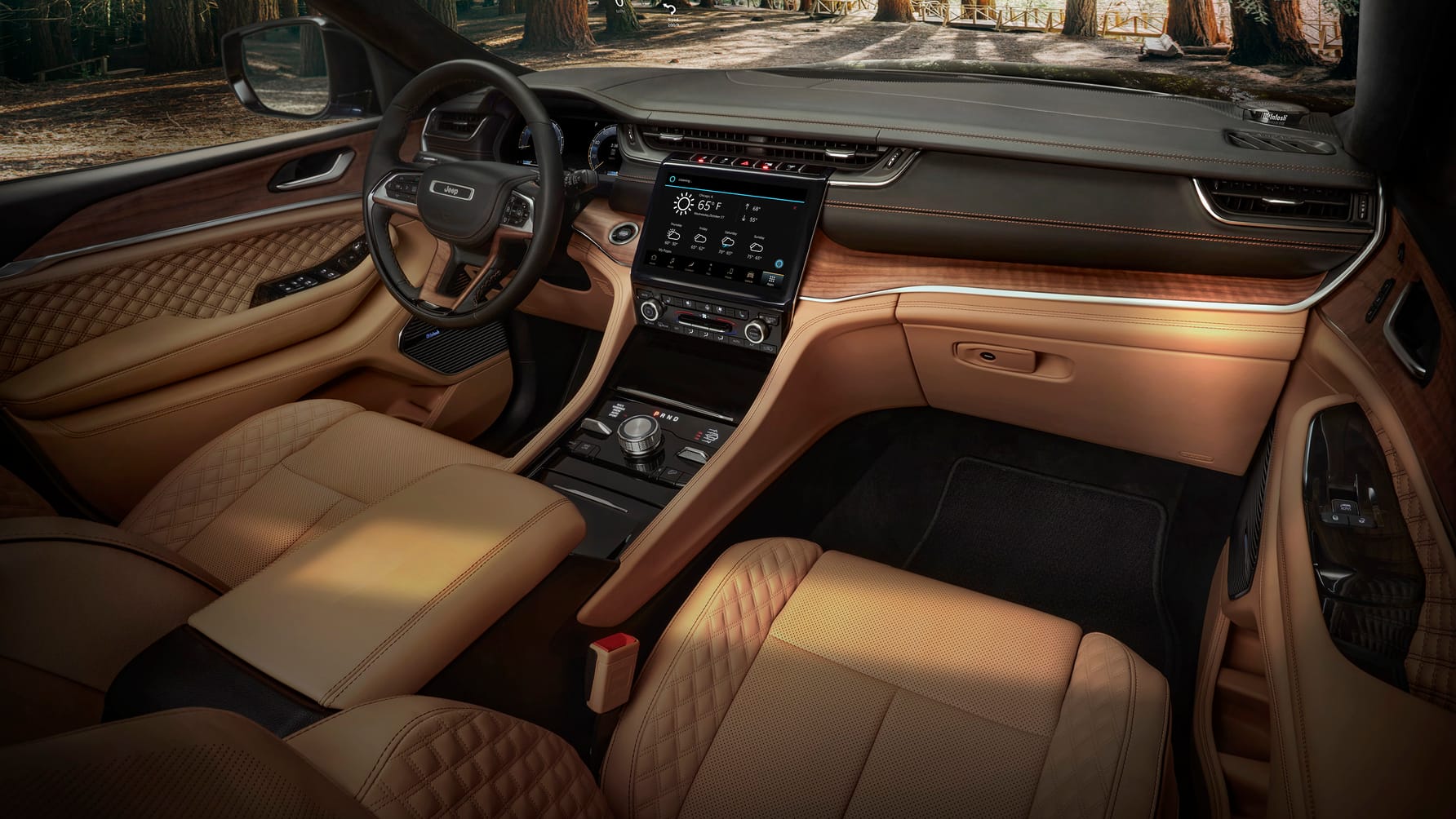 Jeep Grand Cherokee L Interior Layout & Technology | Top Gear