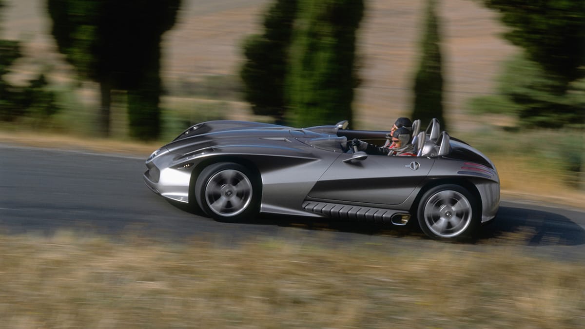 This crazy Mercedes concept had wobbly wheels for driving fun | Top Gear