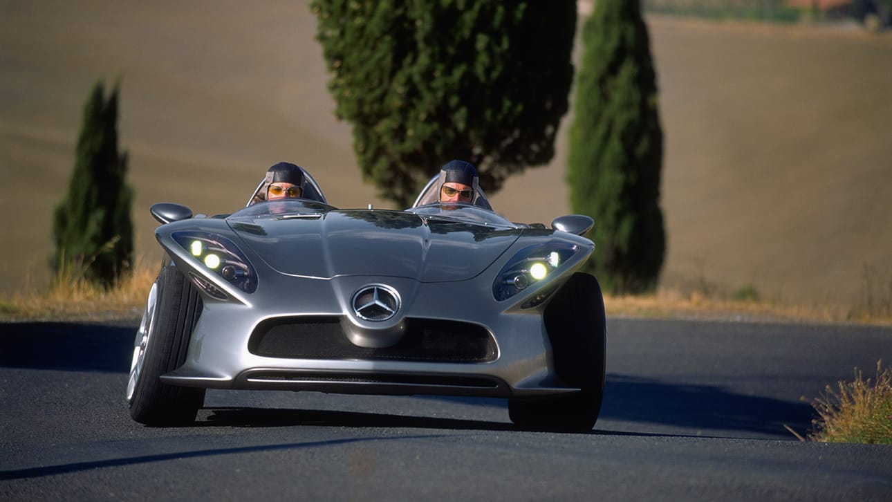 This crazy Mercedes concept had wobbly wheels for driving fun | Top Gear