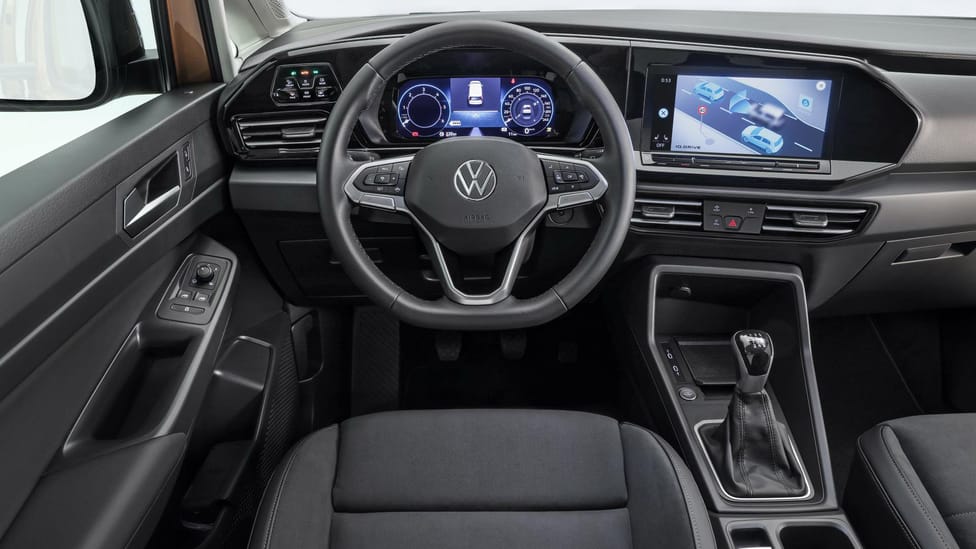 Volkswagen Caddy Interior Layout & Technology | Top Gear