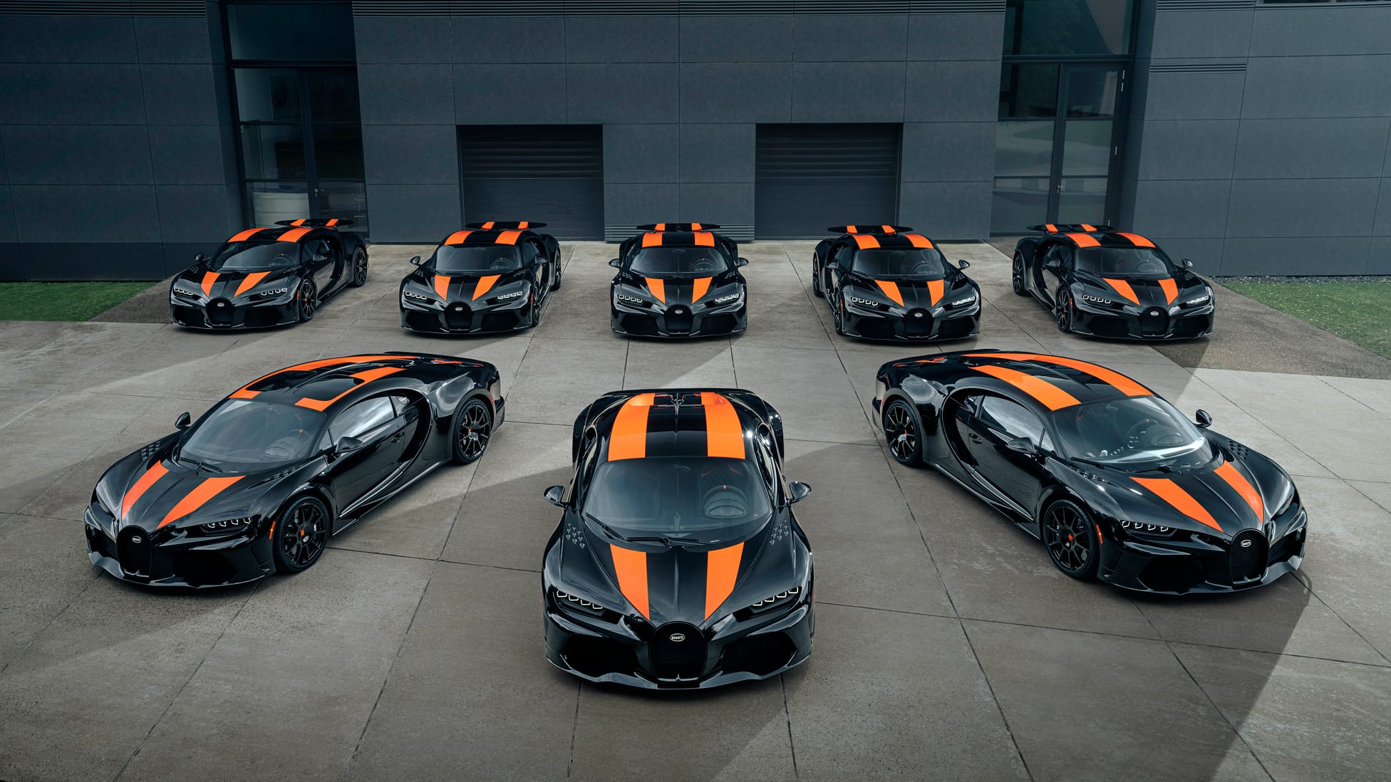 The first eight Bugatti Chiron Super Sport 300+ hypercars are ready for ...