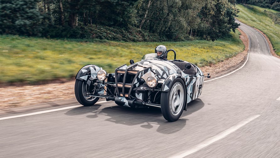 This is our first look at Morgan's new three-cylinder 3 Wheeler | Top Gear