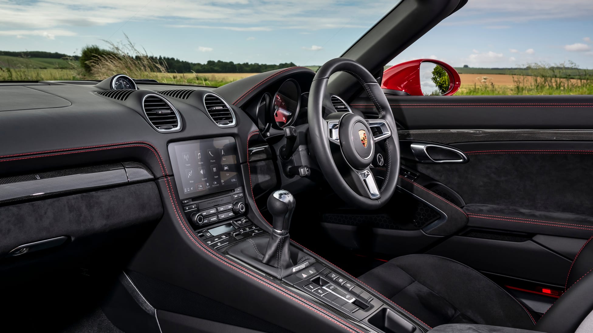 Porsche 718 Boxster Interior Layout & Technology | Top Gear