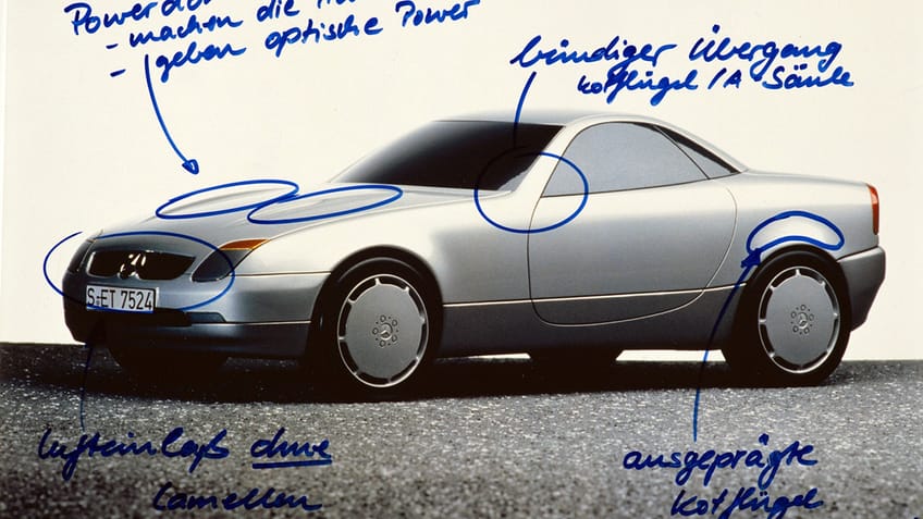 Who knew the original Mercedes SLK concept was so much cooler? | Top Gear