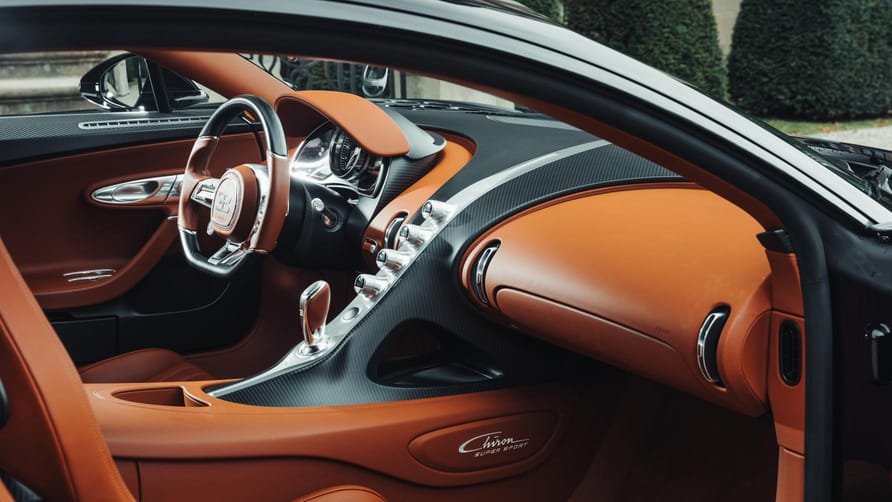 Bugatti Chiron Interior Layout & Technology | Top Gear