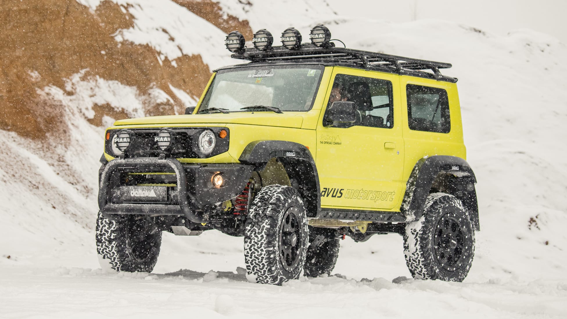 A tuner has given the Suzuki Jimny portal axles | Top Gear
