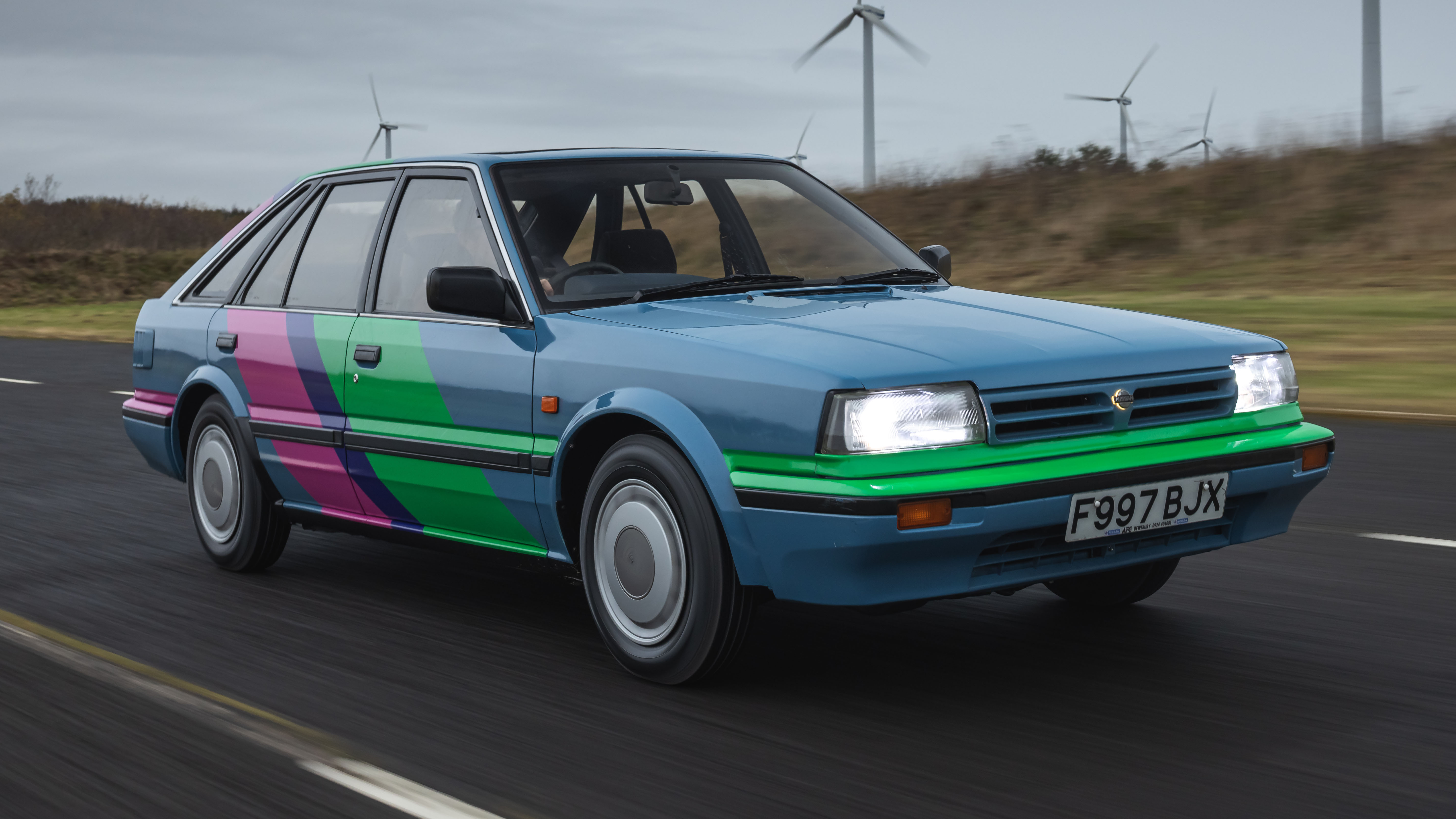 This is a Leaf-powered, fully-electric Nissan Bluebird | Top Gear