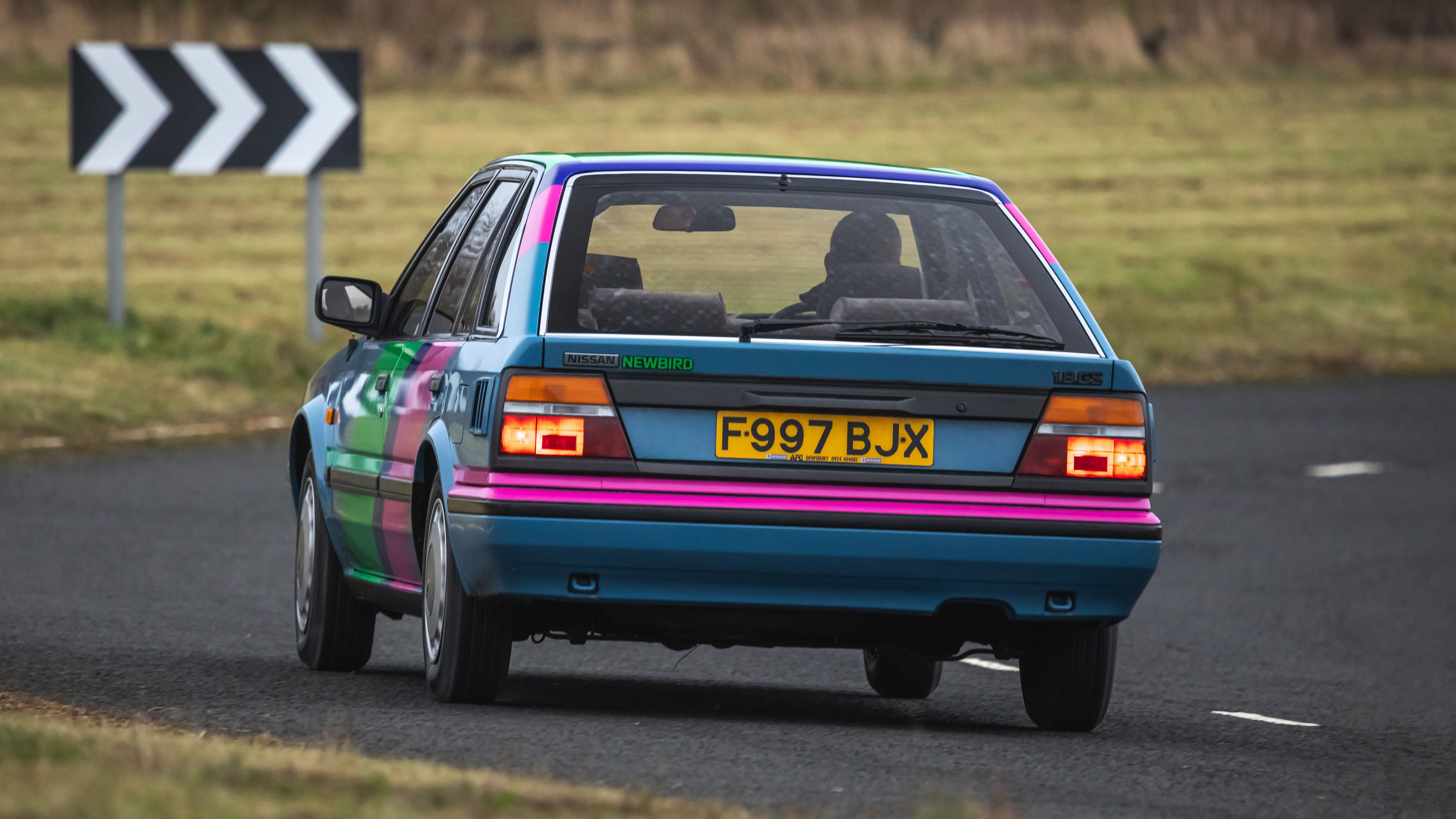 This is a Leaf-powered, fully-electric Nissan Bluebird | Top Gear