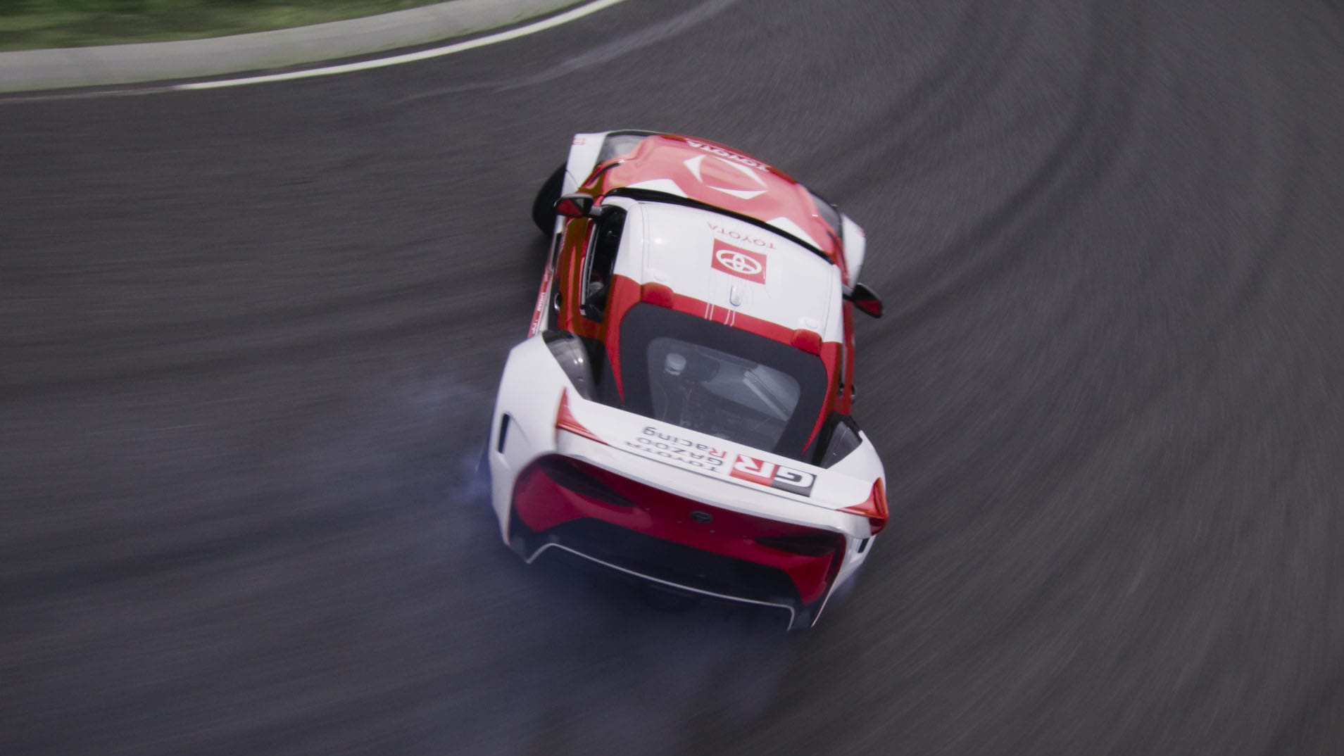 Toyota’s self-drifting Supra has drifted itself around some obstacles ...