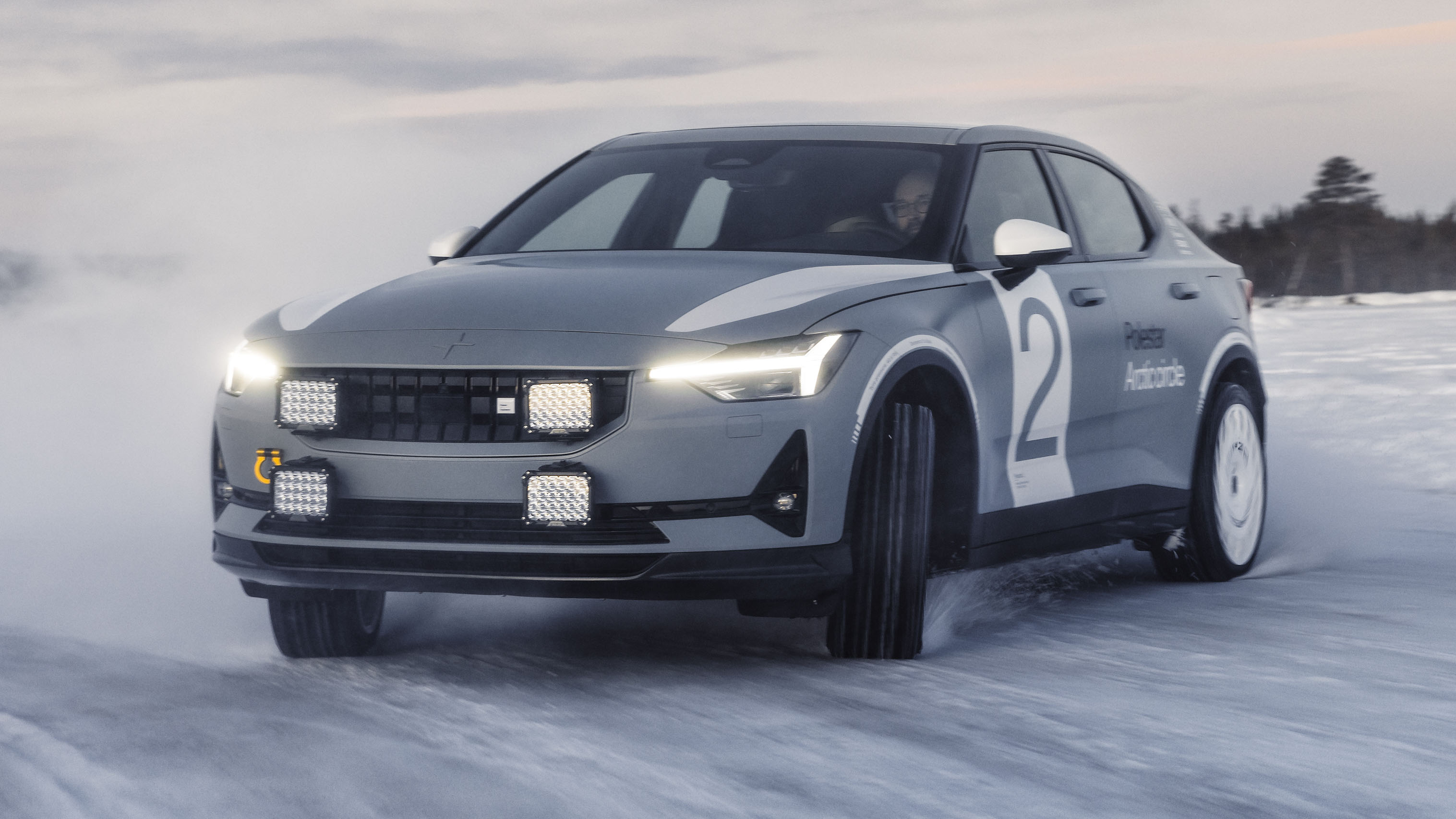 This one-off Polestar 2 Arctic Circle is a 469bhp modified ice-drift ...