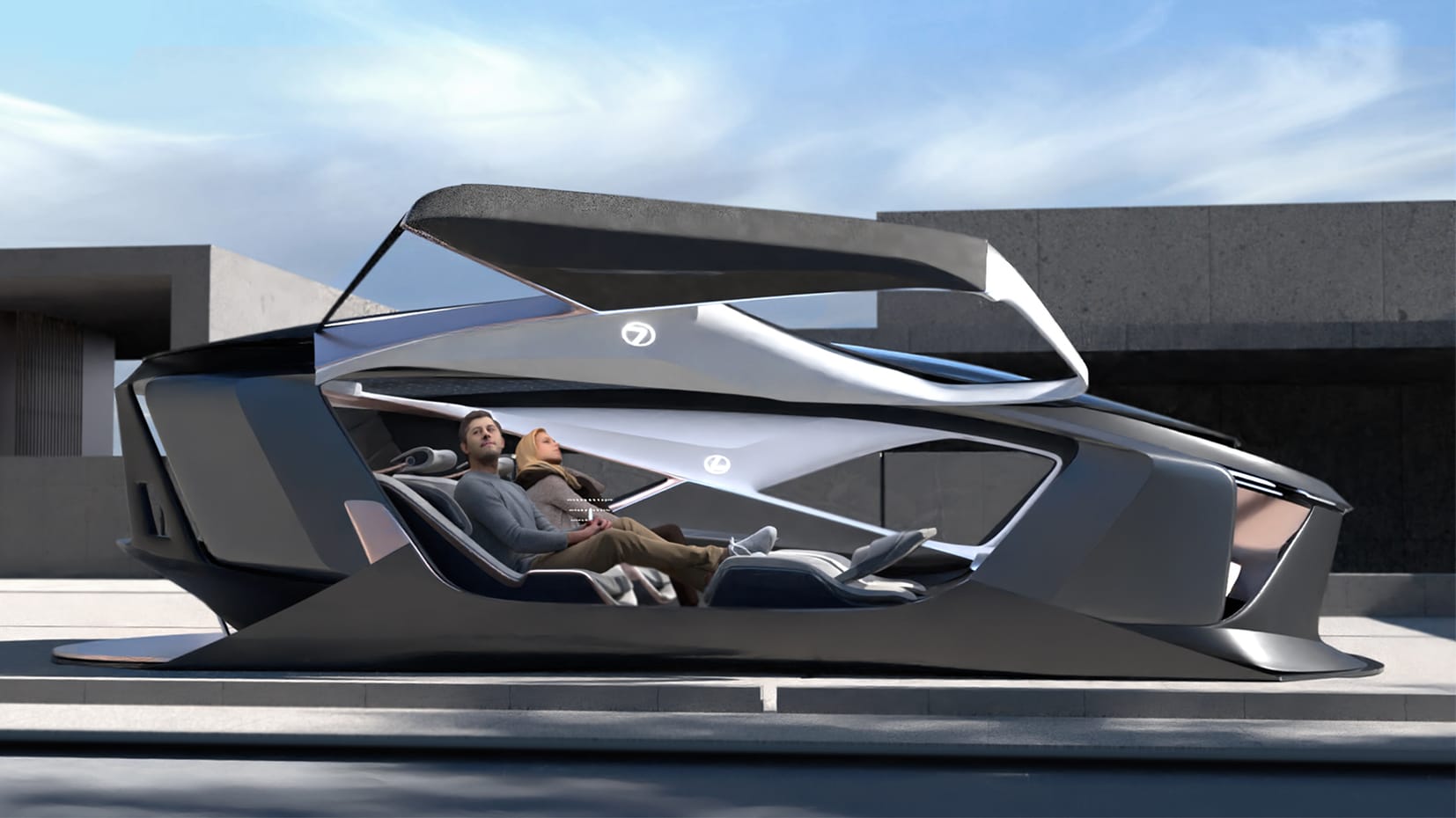 Students have designed the Lexus pods of the future | Top Gear
