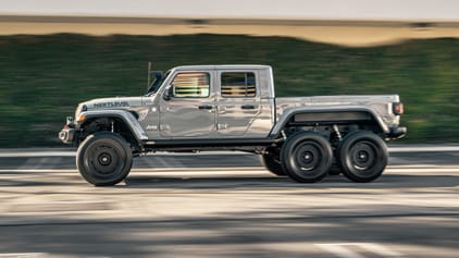 Next Level 6x6 review: ginormous six-wheeled Jeep Gladiator driven ...