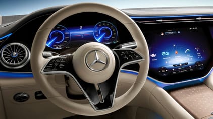 The new Mercedes EQS SUV has a huge 56in curved screen | Top Gear