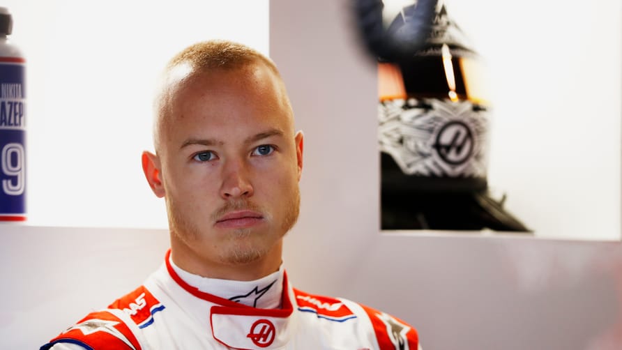 Russian driver Nikita Mazepin has been dropped from the Haas F1 team ...