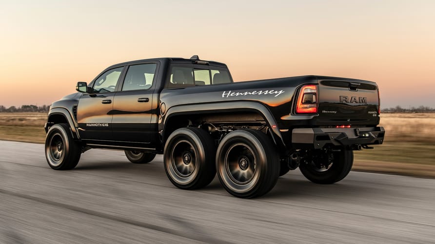 The Hennessey Mammoth 1000 6x6 TRX wants your lunch money | Top Gear