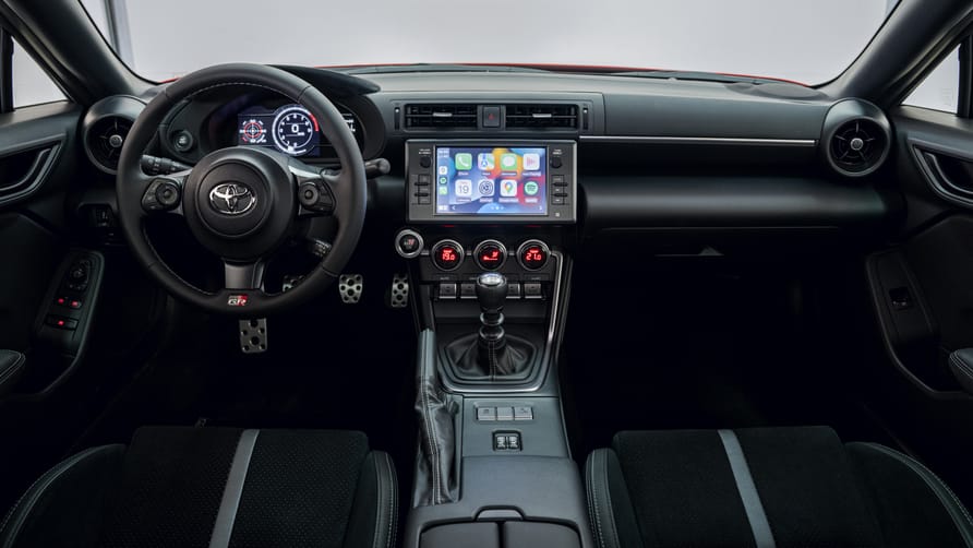 Toyota GR86 Interior Layout & Technology | Top Gear