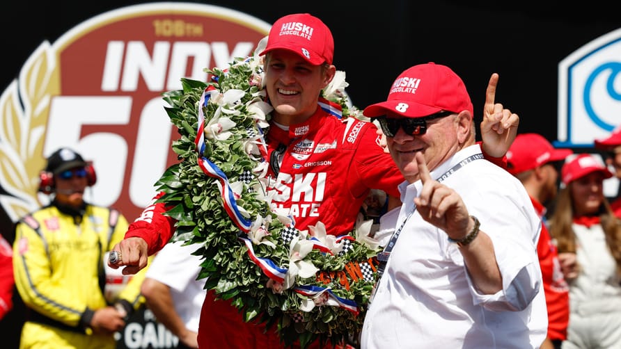 Marcus Ericsson has won the Indy 500! | Top Gear