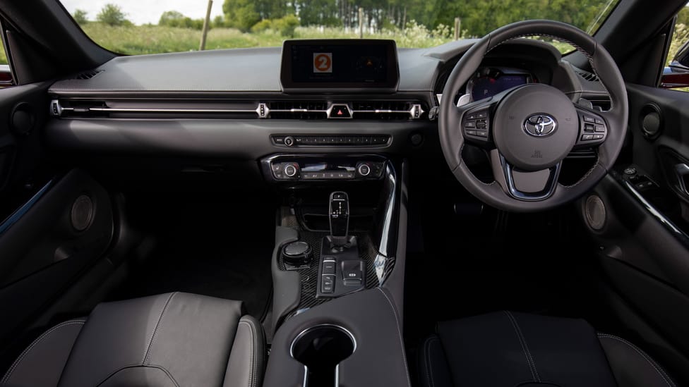 Toyota Supra Interior Layout & Technology | Top Gear
