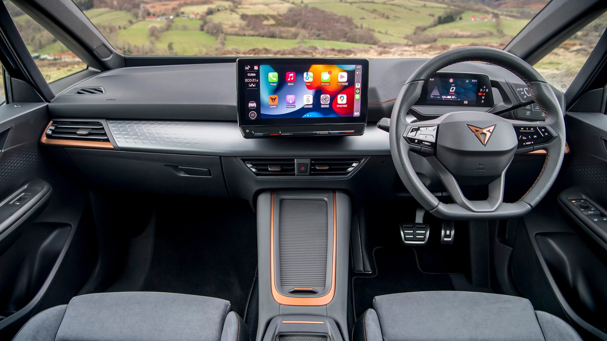 Cupra Born Interior Layout & Technology | Top Gear