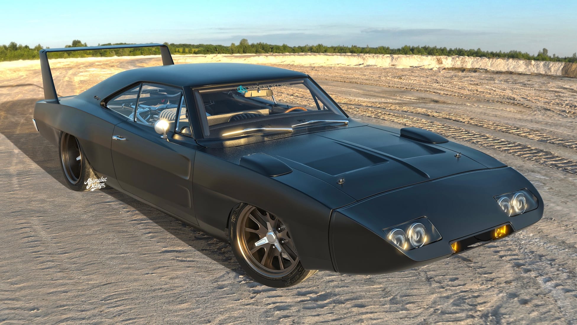 SpeedKore's new concept is a mid-engined Dodge Charger Daytona | Top Gear