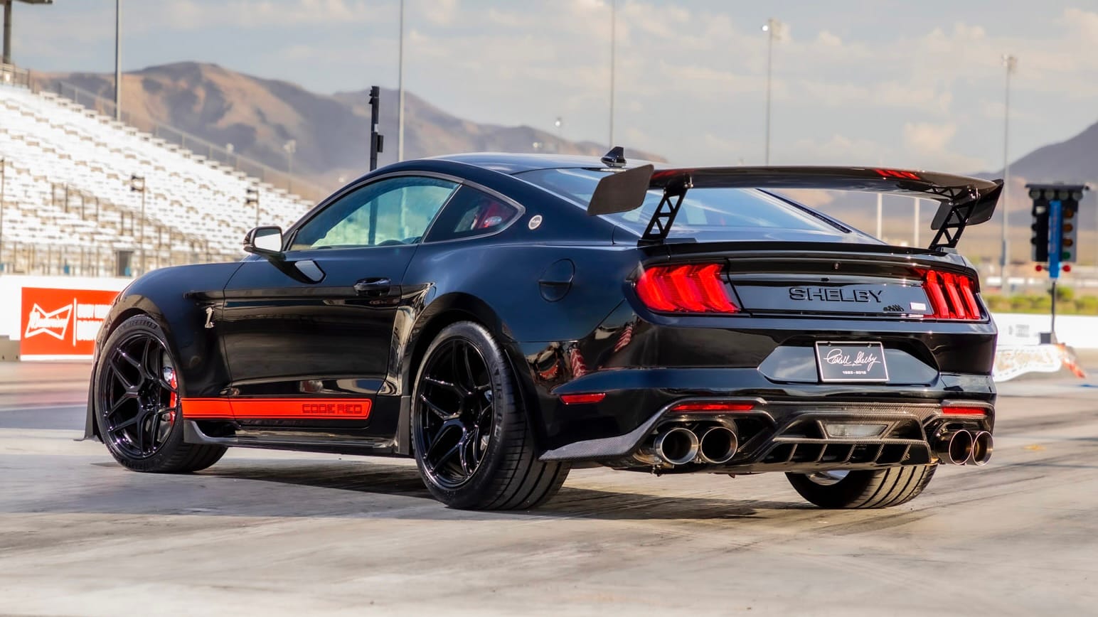 The Shelby Mustang GT500 Code Red is a 1,300bhp twin-turbo dragster ...