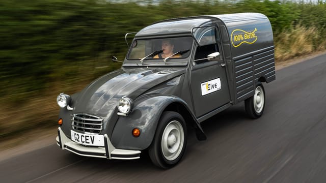 Check out this all-electric Citroen 2CV van | Top Gear