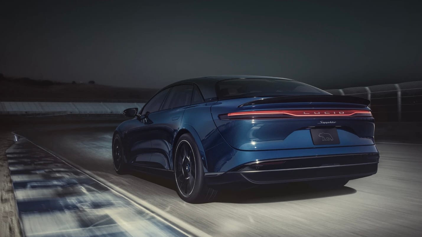 The Lucid Air Sapphire is a 1,200+ horsepower monster disguised as a ...