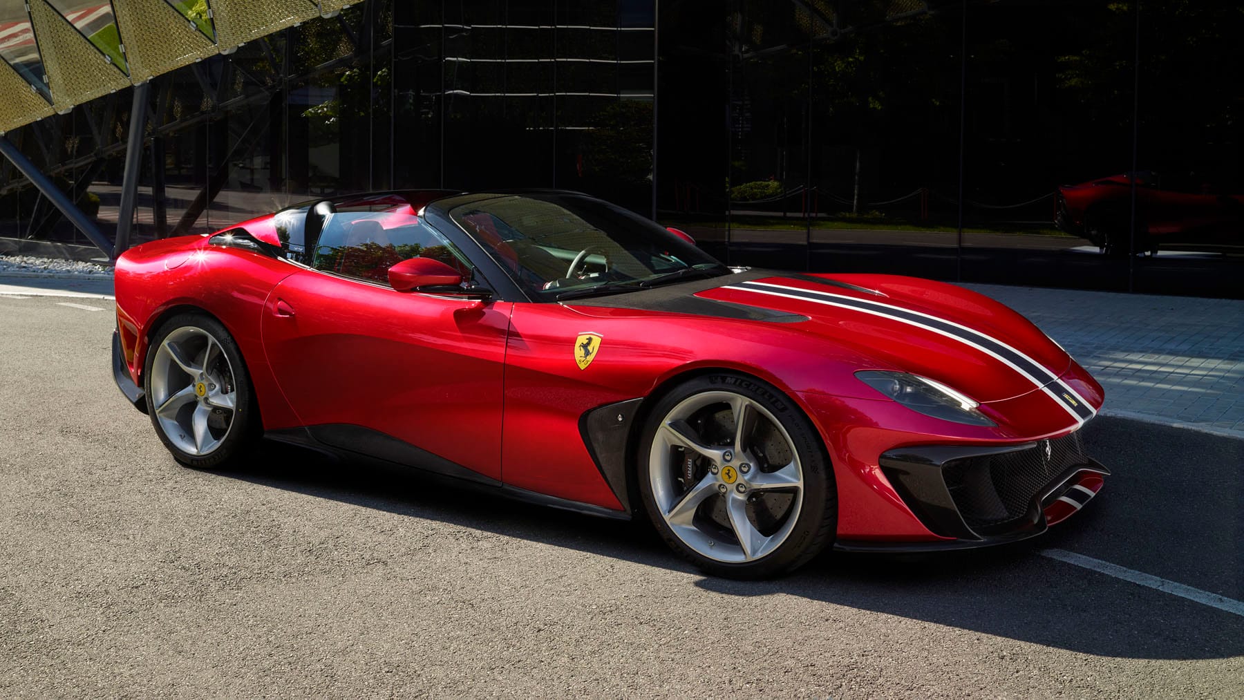 The new Ferrari SP51 is an entirely roofless V12 one-off | Top Gear