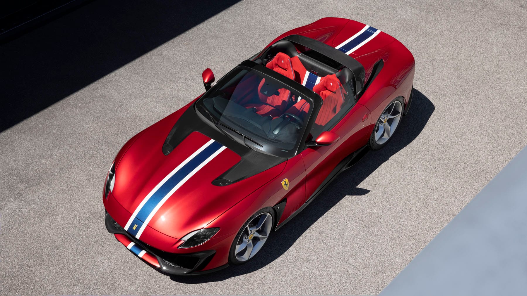 The new Ferrari SP51 is an entirely roofless V12 one-off | Top Gear