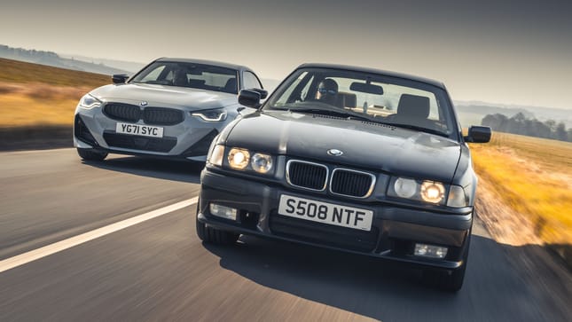 Progress report: 2021 BMW M240i vs 1999 BMW 328i Sport | Top Gear
