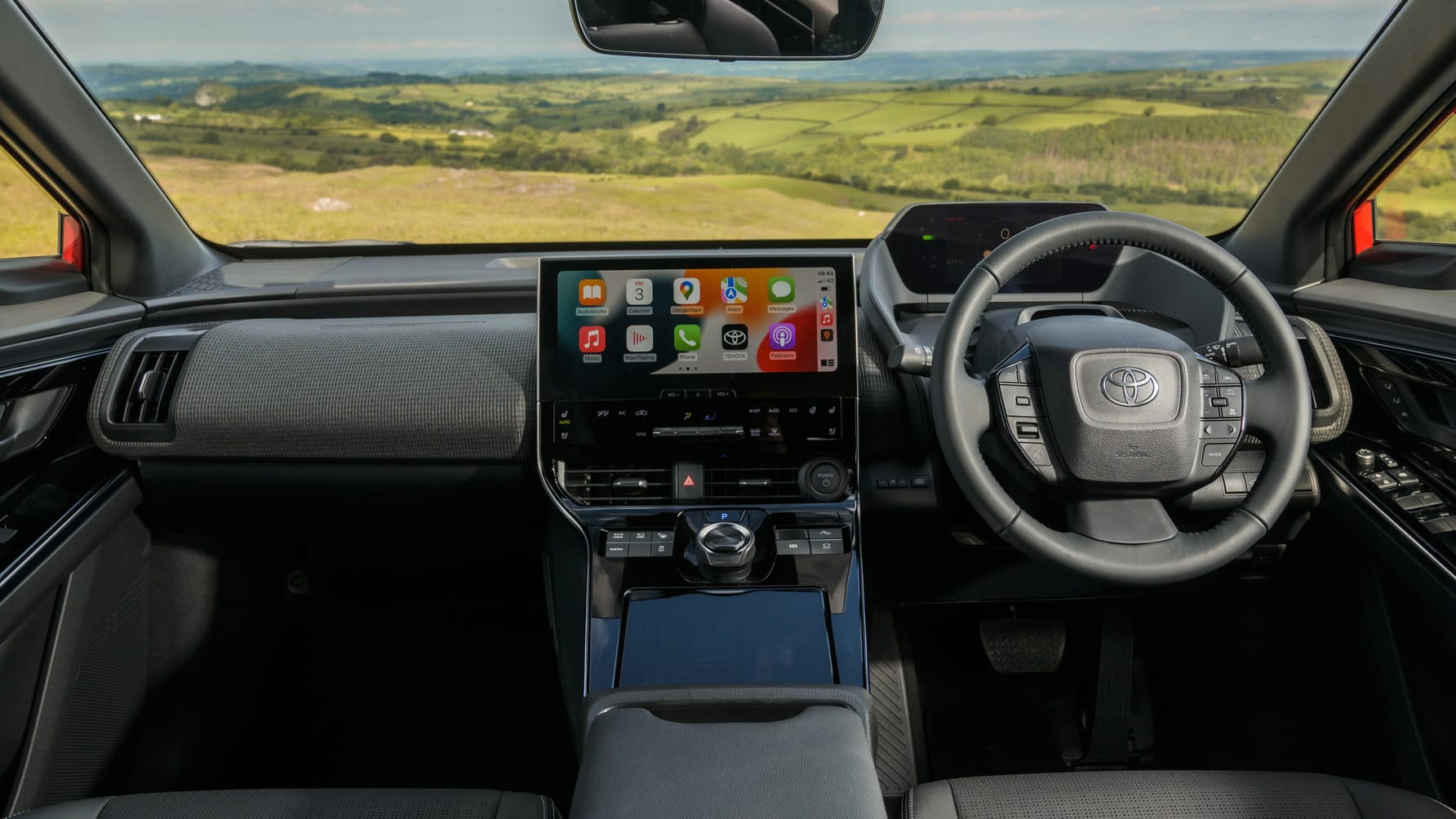 Toyota bZ4X Interior Layout & Technology | Top Gear