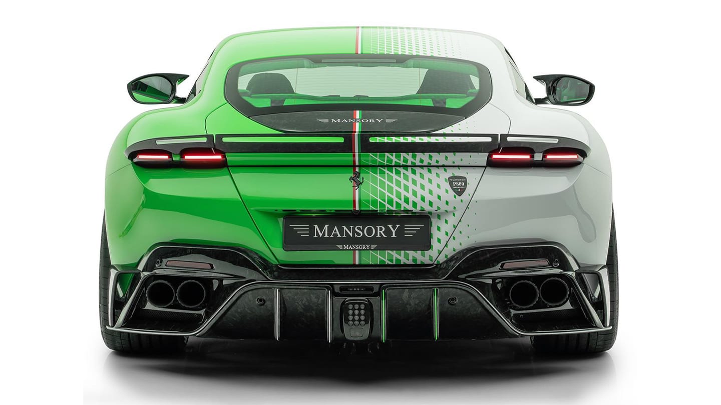 Get a look at the Mansory Ferrari Roma “Tempesta Verde” | Top Gear