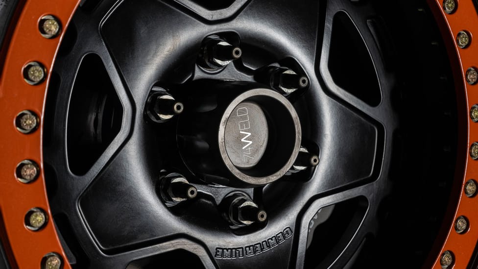 The Bronco Fun-Runner LT gets a ridiculous amount of suspension travel ...