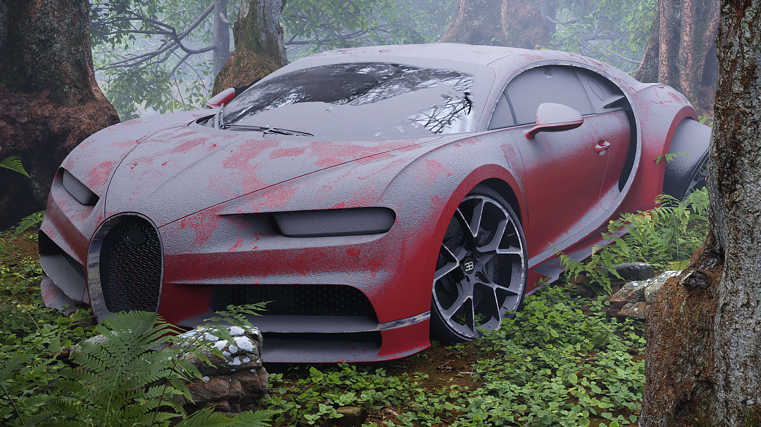 An artist has rendered these amazing pictures of abandoned modern supercars | Top Gear