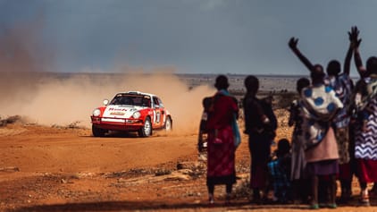 Check out these pics of Tuthill Porsches at the East African Safari ...