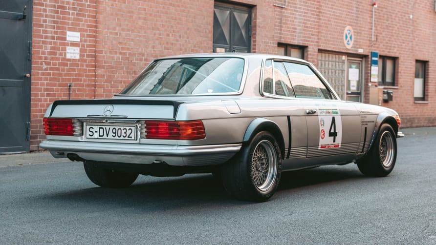This V8-engined, auto-gearboxed Mercedes WRC car is up for auction ...