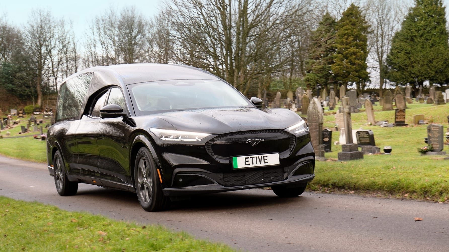 The hearse goes electric with Ford Mustang Mach-E styling | Top Gear