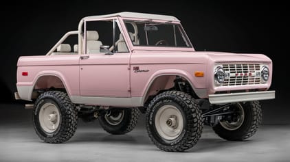 This is a 454bhp classic Ford Bronco in a very cool shade of pink | Top ...