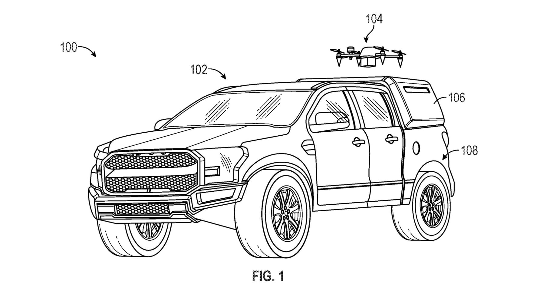 Ford is patenting drone docking on cars | Top Gear