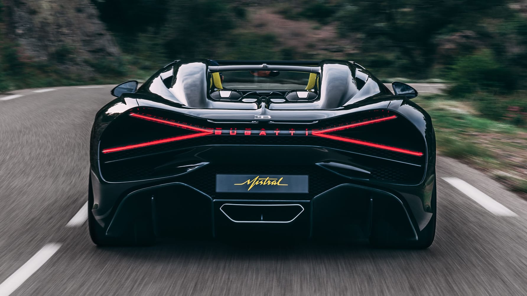 Here are new pics of the €5m Bugatti Mistral meeting… the mistral wind ...