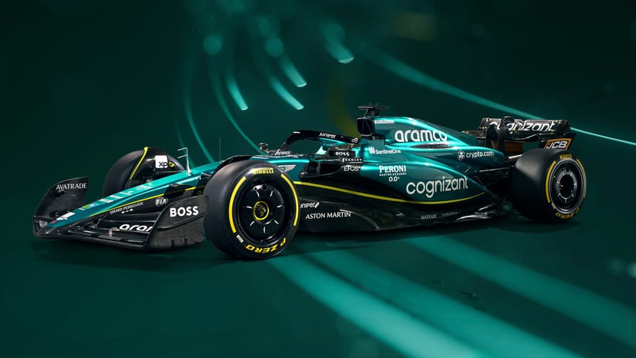 Fernando Alonso's new F1 car revealed: meet the Aston Martin AMR23 ...