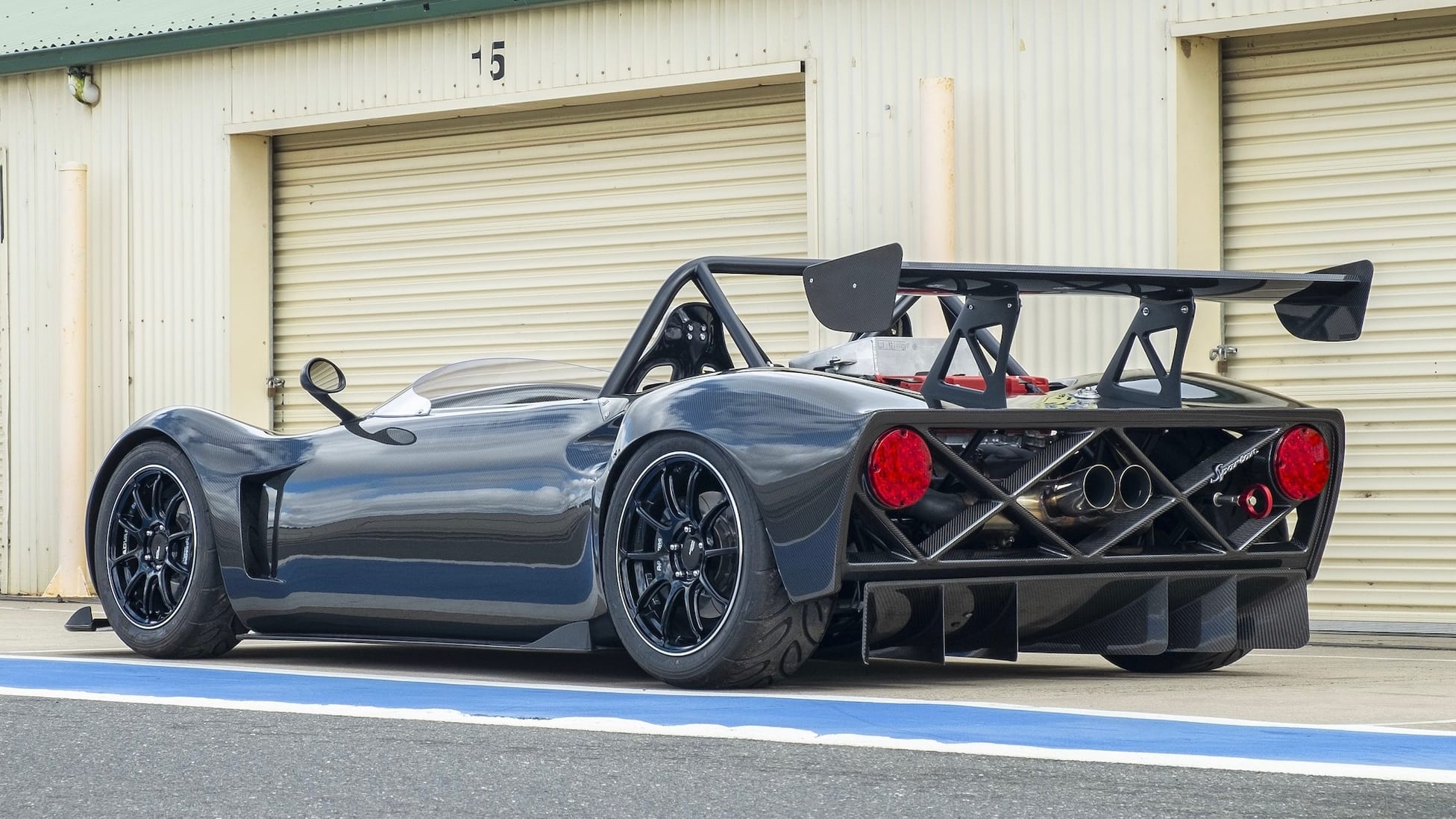 Well how about that? The Spartan track car has zeroed in on England ...