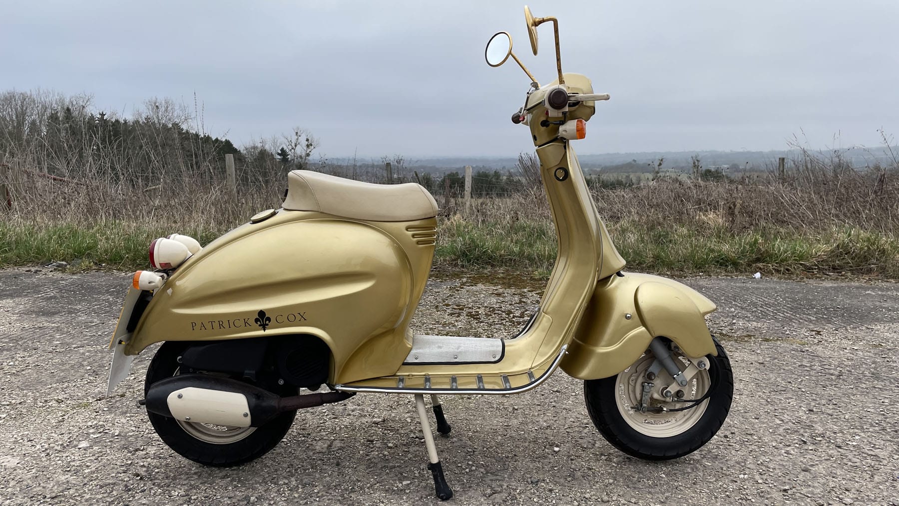 Golden scooter with celeb smarts going under the hammer | Top Gear