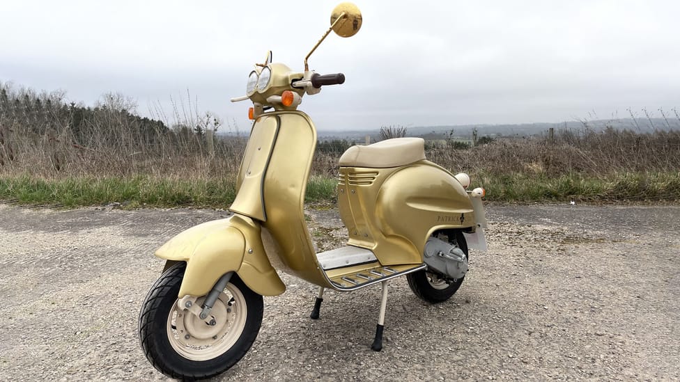 Golden scooter with celeb smarts going under the hammer | Top Gear