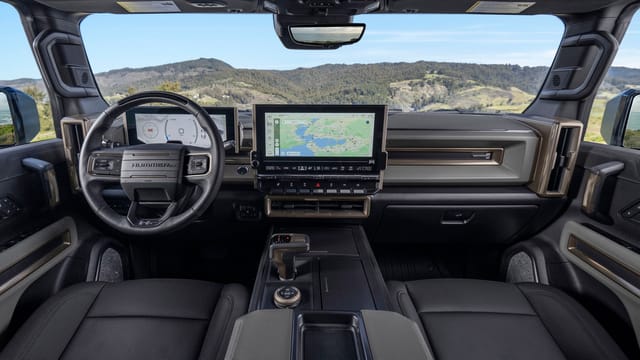 GMC Hummer EV SUV Interior Layout & Technology | Top Gear