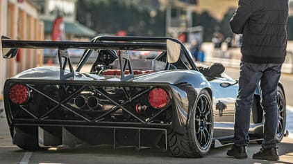 Well how about that? The Spartan track car has zeroed in on England ...