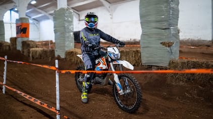 England’s first fully electric indoor motocross track is here | Top Gear