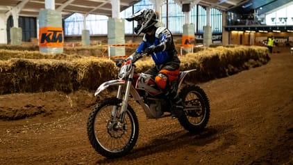 England’s first fully electric indoor motocross track is here | Top Gear